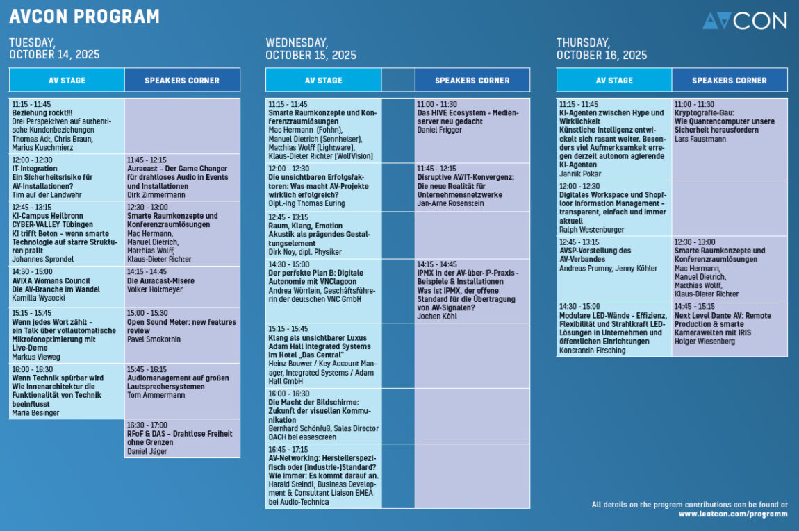 Programm Guide - LEaT